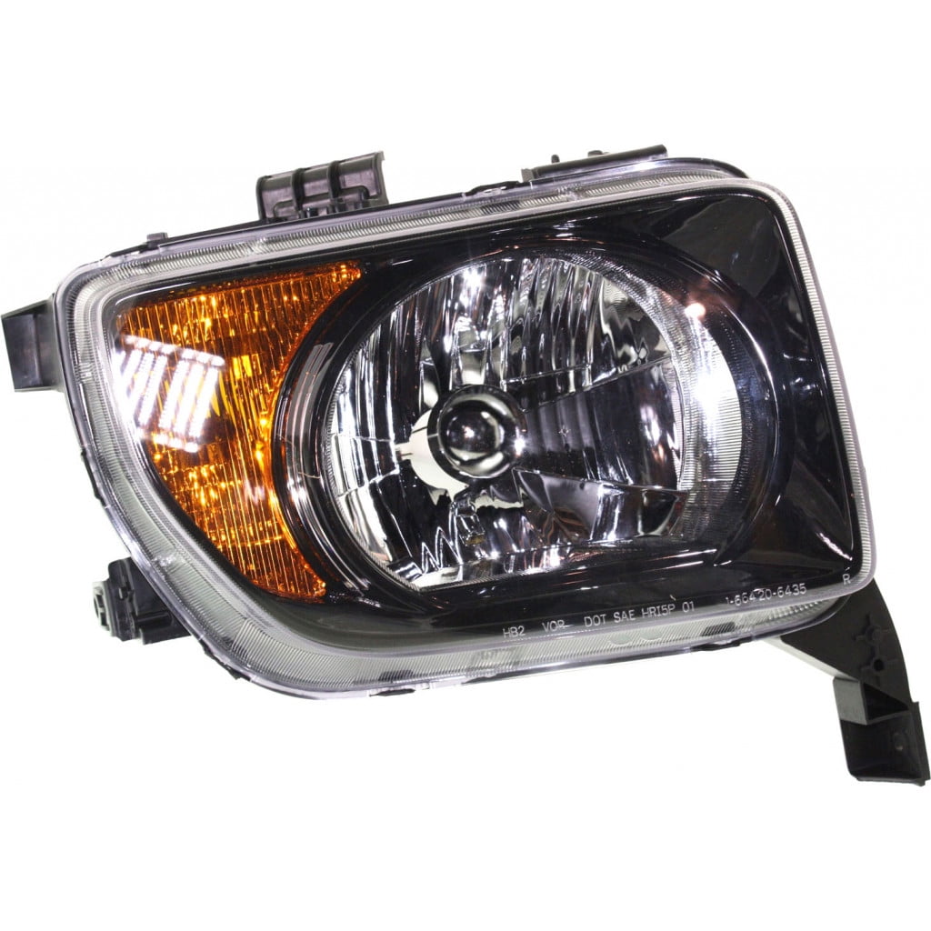 For Honda Element 2007 2008 Headlight Assembly Unit EX/LX Model Black ...