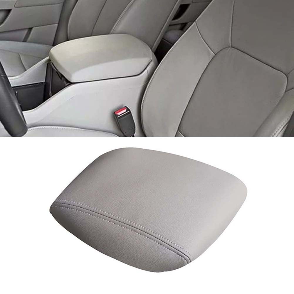 For Honda For Pilot 2009-2015 Leather Center Console Lid Armrest Cover ...