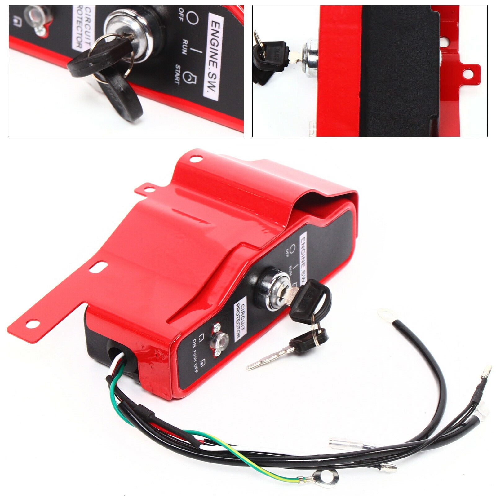 For Honda GX620 20HP & GX670 24HP Engine New Ignition Key Switch Box ...