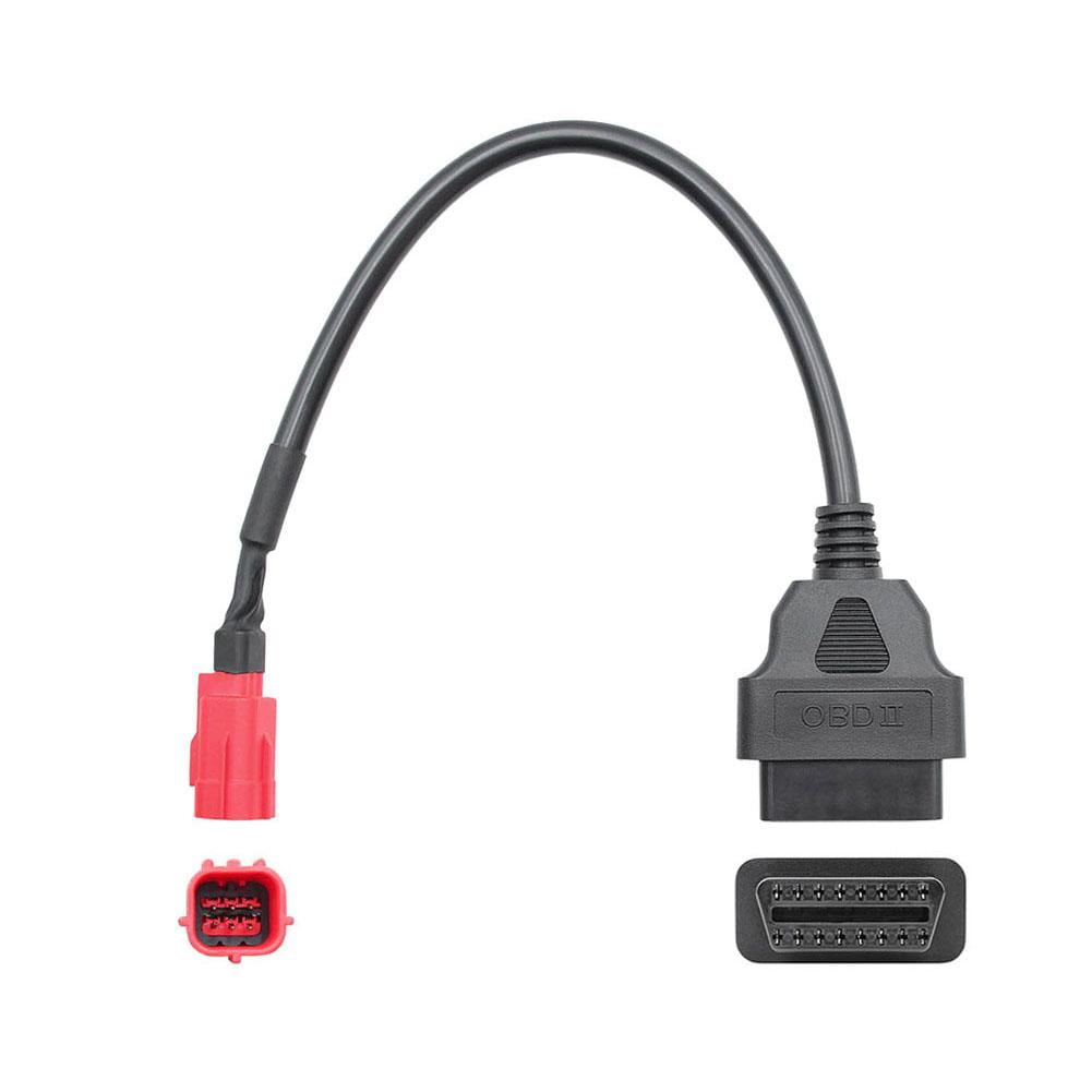 For Honda Motorcycles with 4-pin, 6-pin to 16 Pin OBD 2 Scanners ...