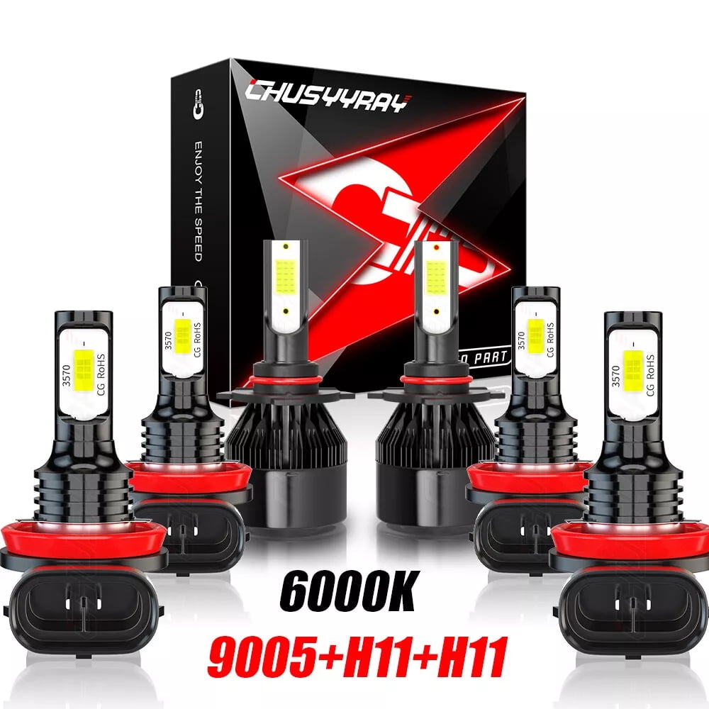 For Honda Pilot 2006-2018 LED Headlight High Low Beam Fog Light Bulbs ...