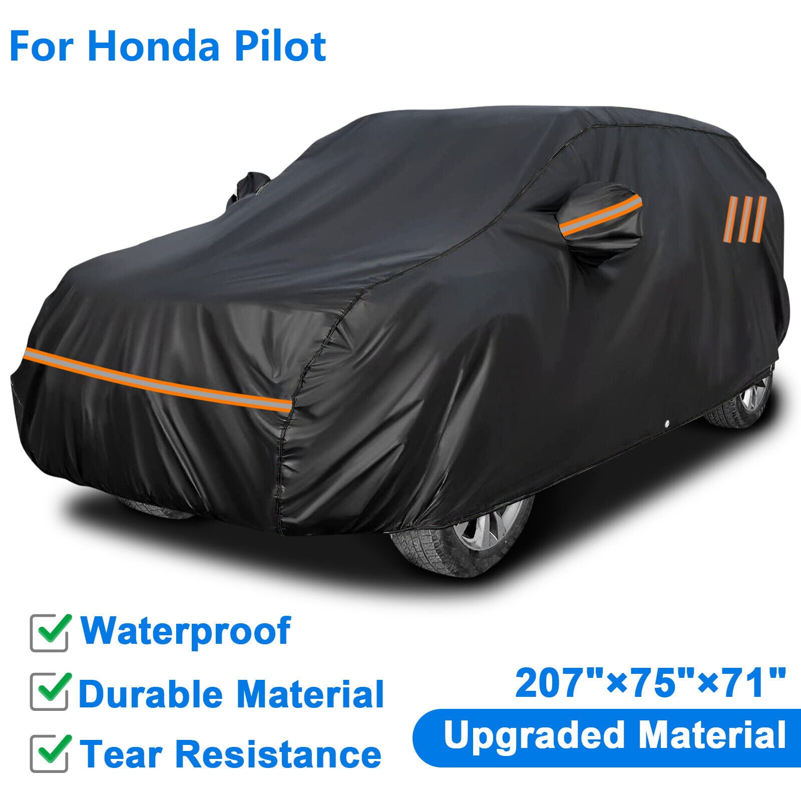 For Honda Pilot Car Cover Waterproof SUV Full Car Cover Automotive ...