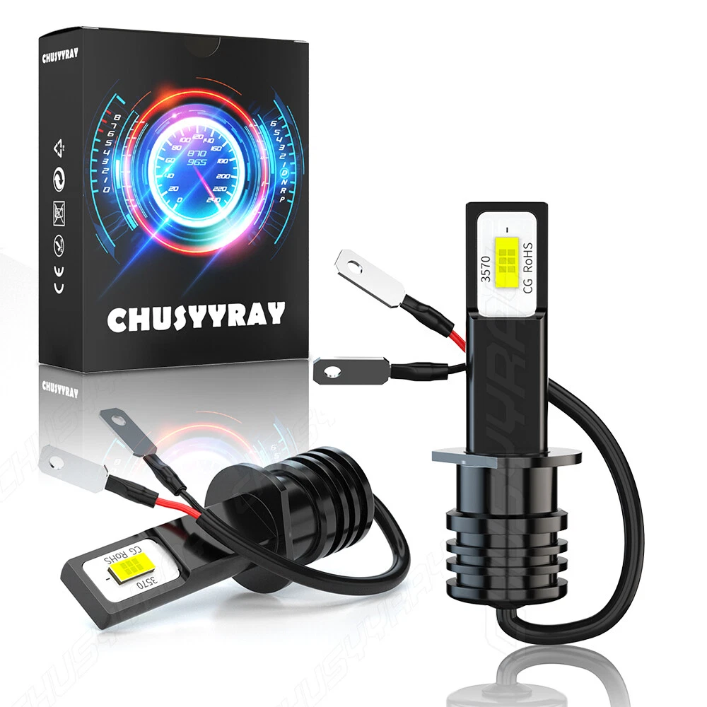 For Honda Prelude 1997-2000 2001 2x H1 LED Headlight High Low Beam ...