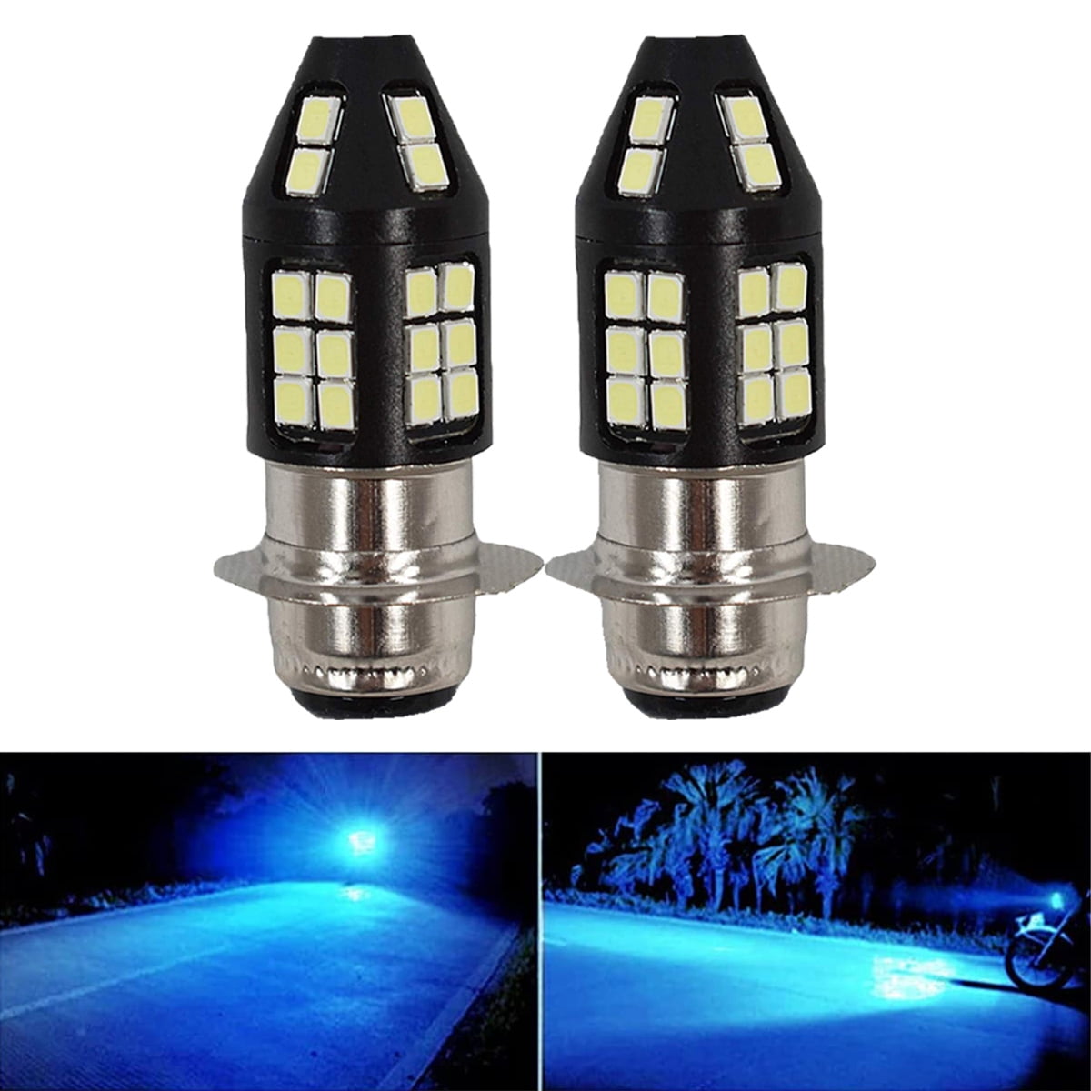 For Honda TRX 450ER 2006-2009 LED Motorcycle Headlight Bulbs H6M Hi-Lo ...
