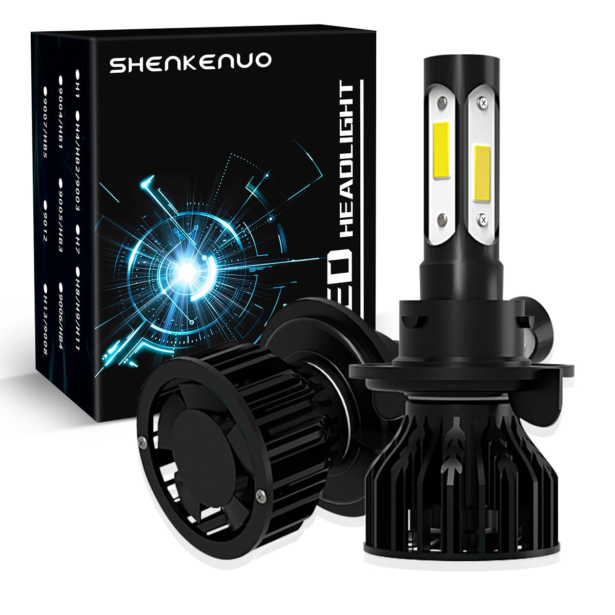 For Hummer H3 2006 2007 2008 2009 2010 LED Headlight Bulbs H13 9008 ...