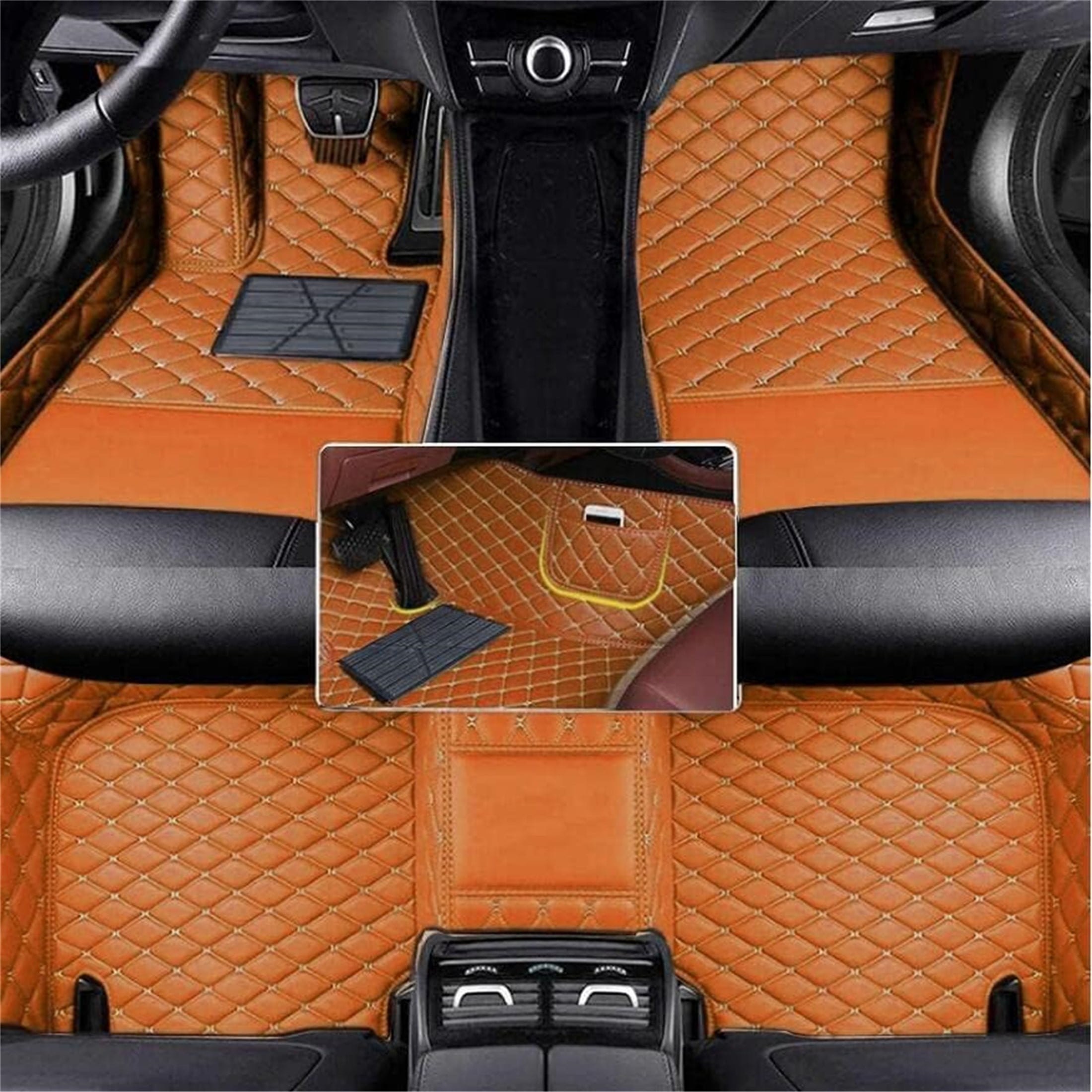 For Hummer H3 2006-2010 Car Floor Mats Cargo Liners Luxury Waterproof ...