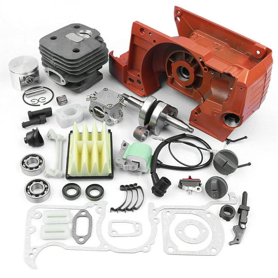 For Husqvarna 268 272 272XP Crankcase Cylinder Crankshaft Piston Kit ...
