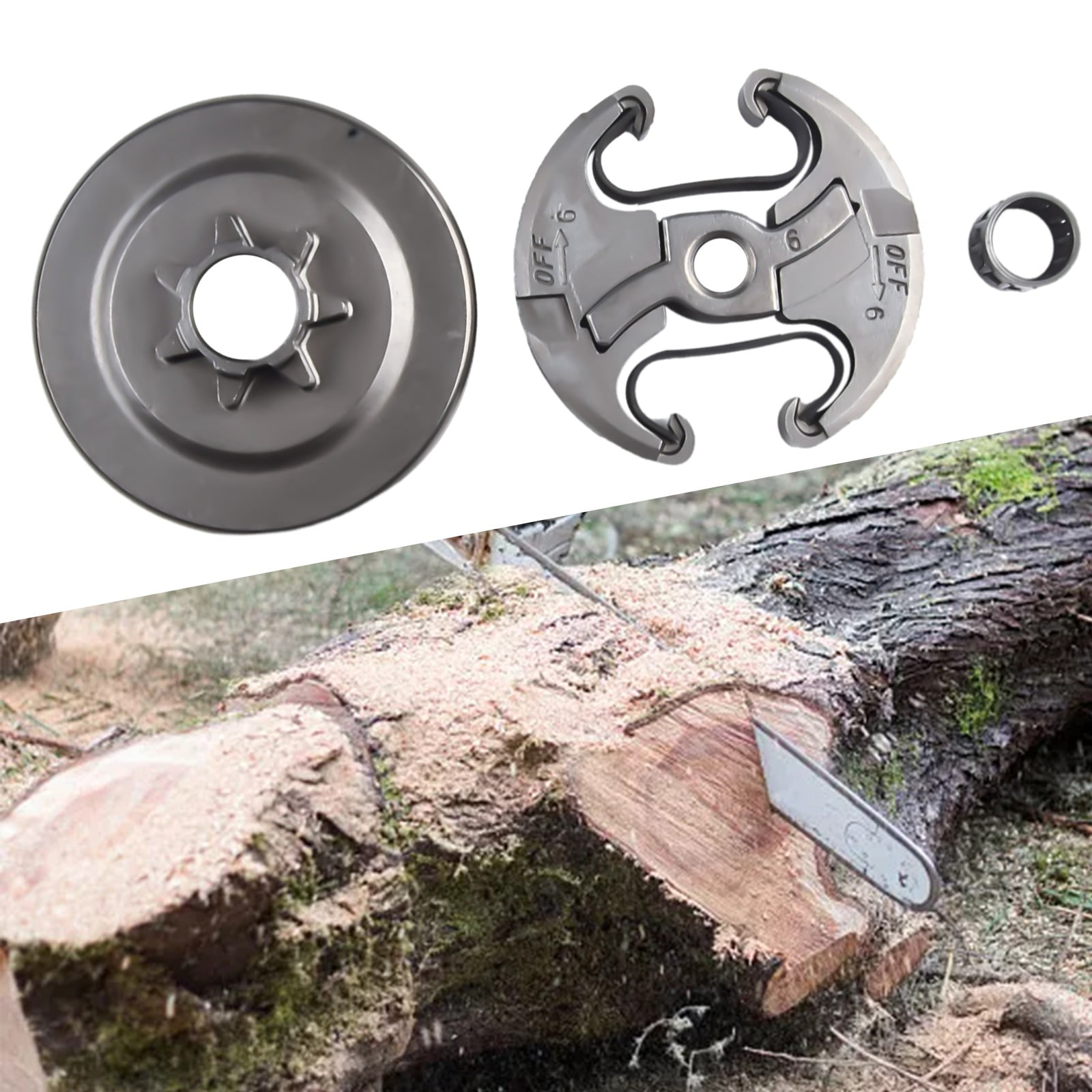For Husqvarna 455 460 Rancher Chainsaw 325 7T Clutch Drum Bearing Kit ...