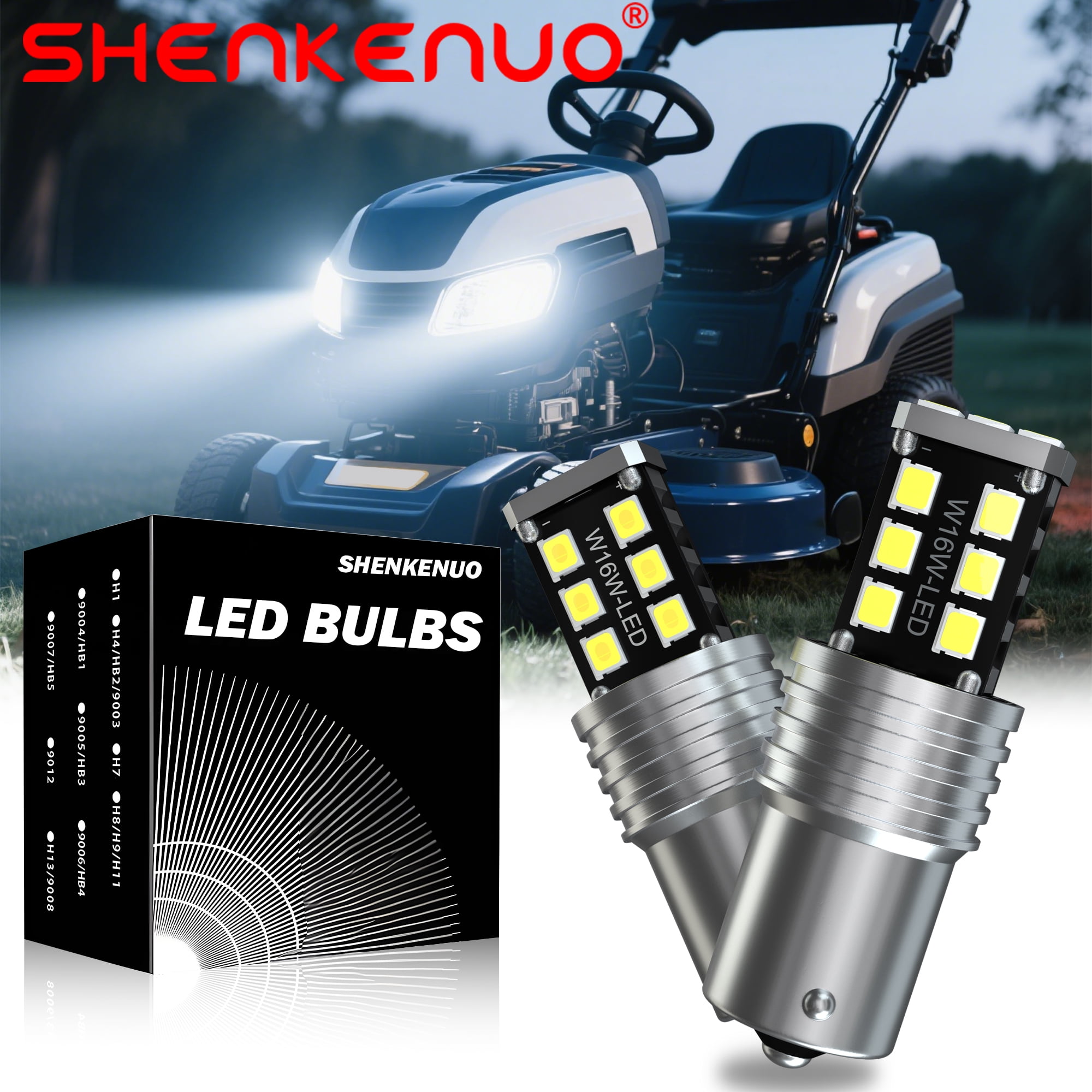 For Husqvarna Husqvarna YTH220 YTH2042 YTH2242 LED Lawnmower Bulbs 1156 ...