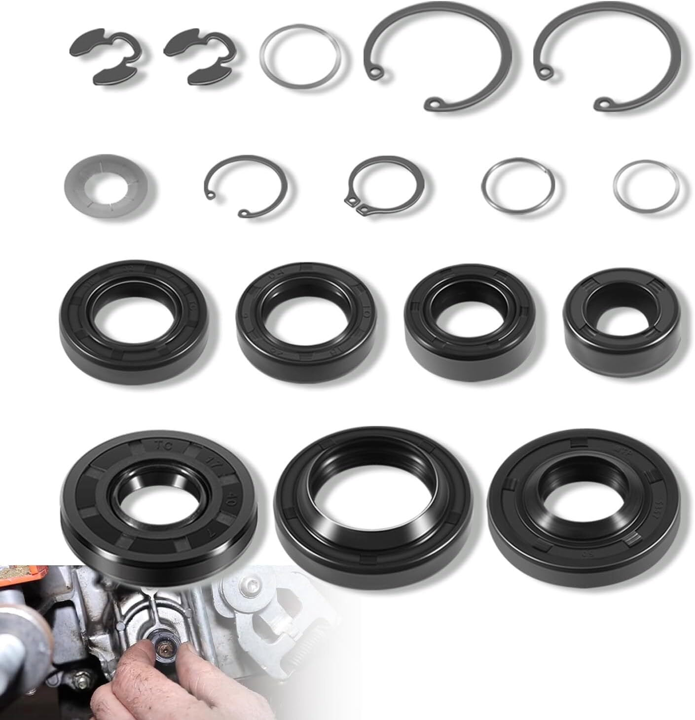 For Hydro-Gear 70853 Seal Kit Fit Lawn Mower ZA, ZB, ZC, ZD, ZT-2200 ...
