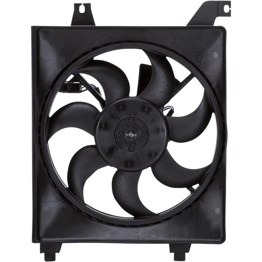 For Hyundai Accent Sedan Cooling Fan Assembly for A/C Condenser 2006 07 ...