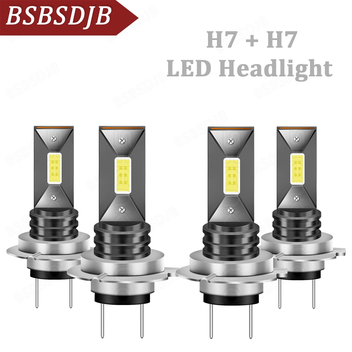 BSBSDJB LED Headlight Bulbs for Hyundai Kona 2018-2020, 6000K White ...