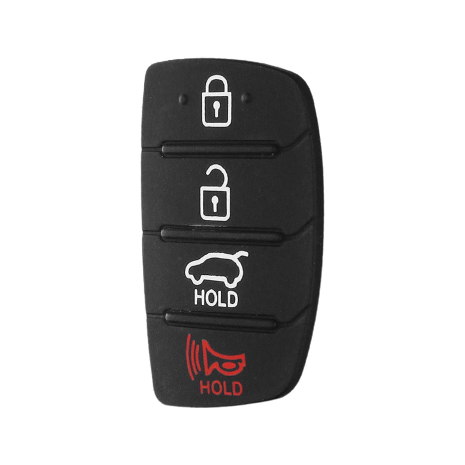 For Hyundai Tucson Santa fe Sonata i40 Rubber Car Key Car Fob Pad ...