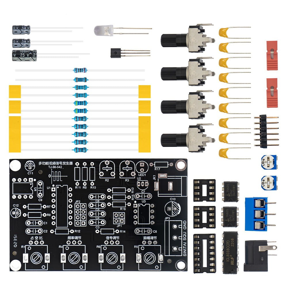 For ICL8038 Multi-function Low Frequency Signal Generator DIY ...
