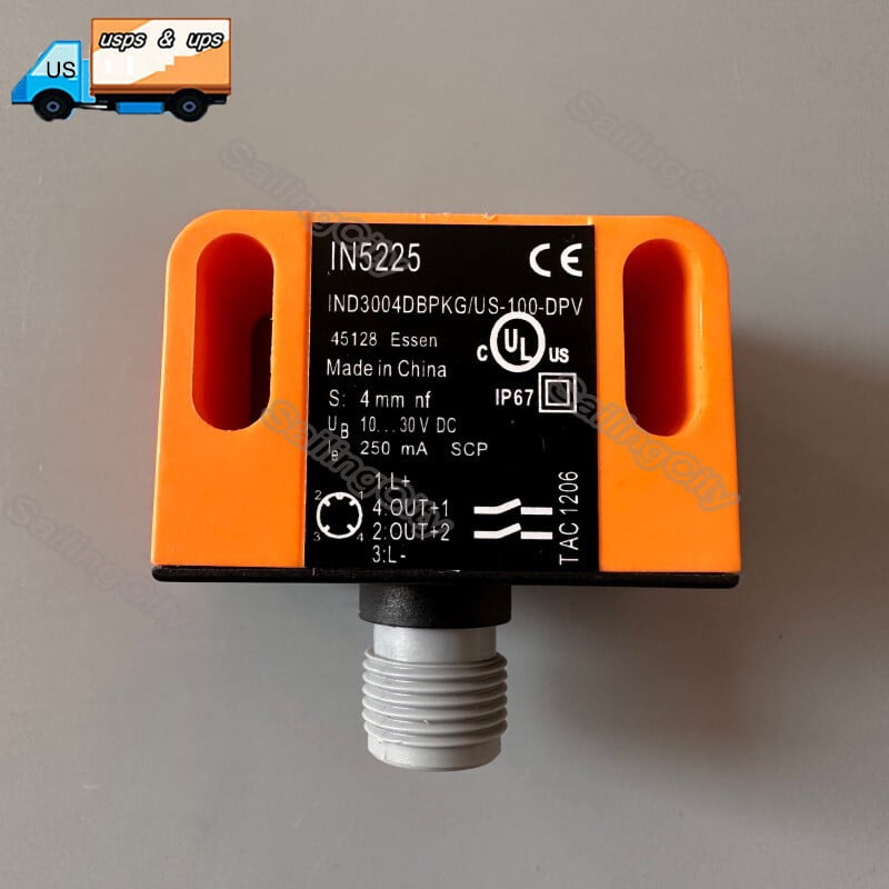 For IFM IN5225 IND3004DBPKG/US-100-DPV Inductive Proximity Switch ...