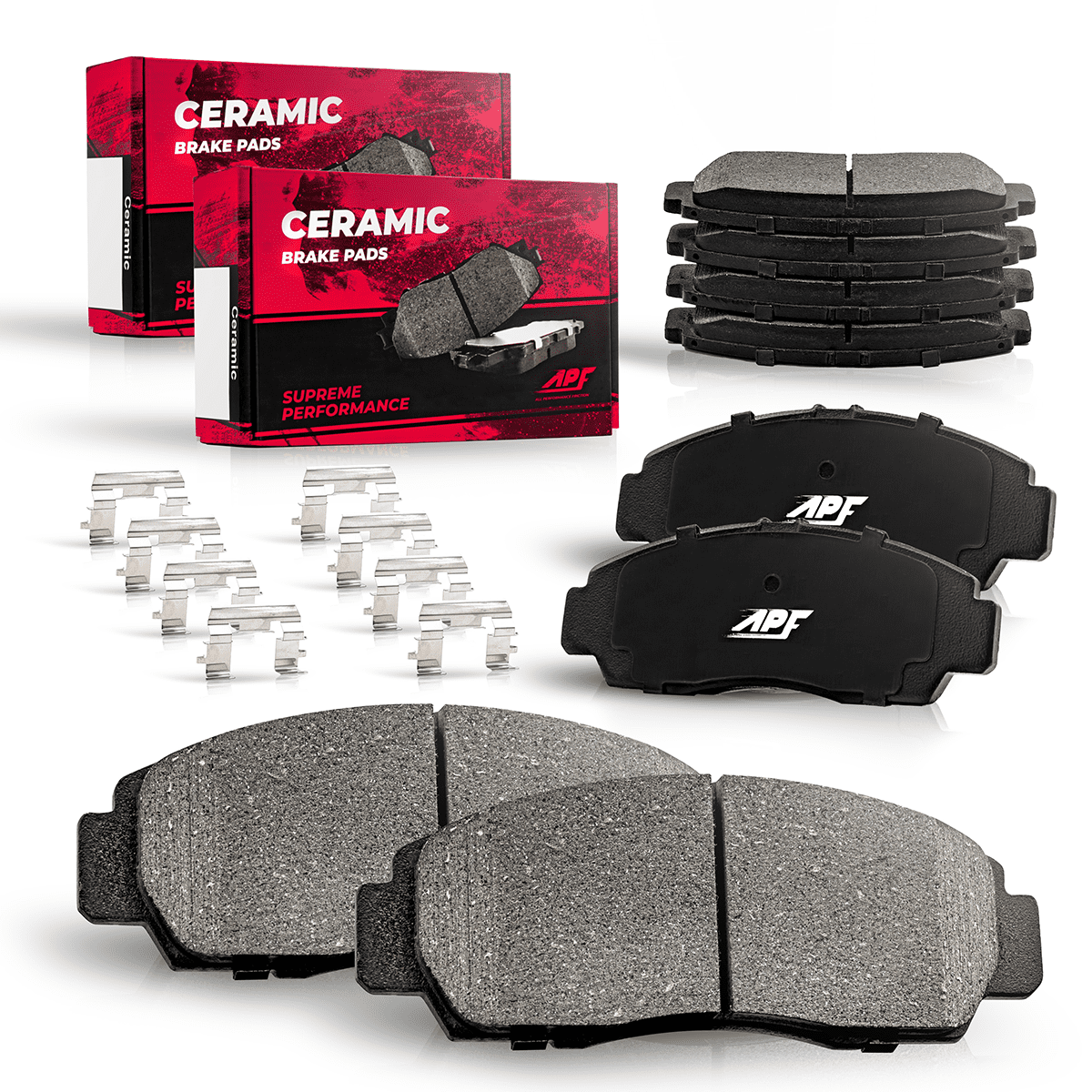 For INFINITI G37 (08-13), INFINITI G35 (07-08) F&R Ceramic Brake Pads ...