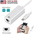 For IOS iPad Lightning to Ethernet RJ45 100Mbps LAN Wired Network Cable ...