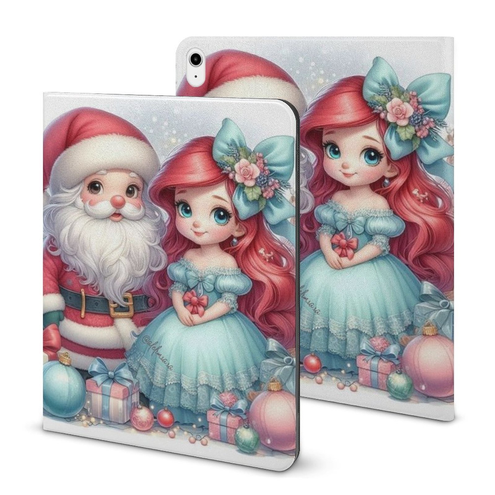 For IPAD 2020 AIR 4 （10.9in） Generation Case Cute Cartoon Ariel The ...