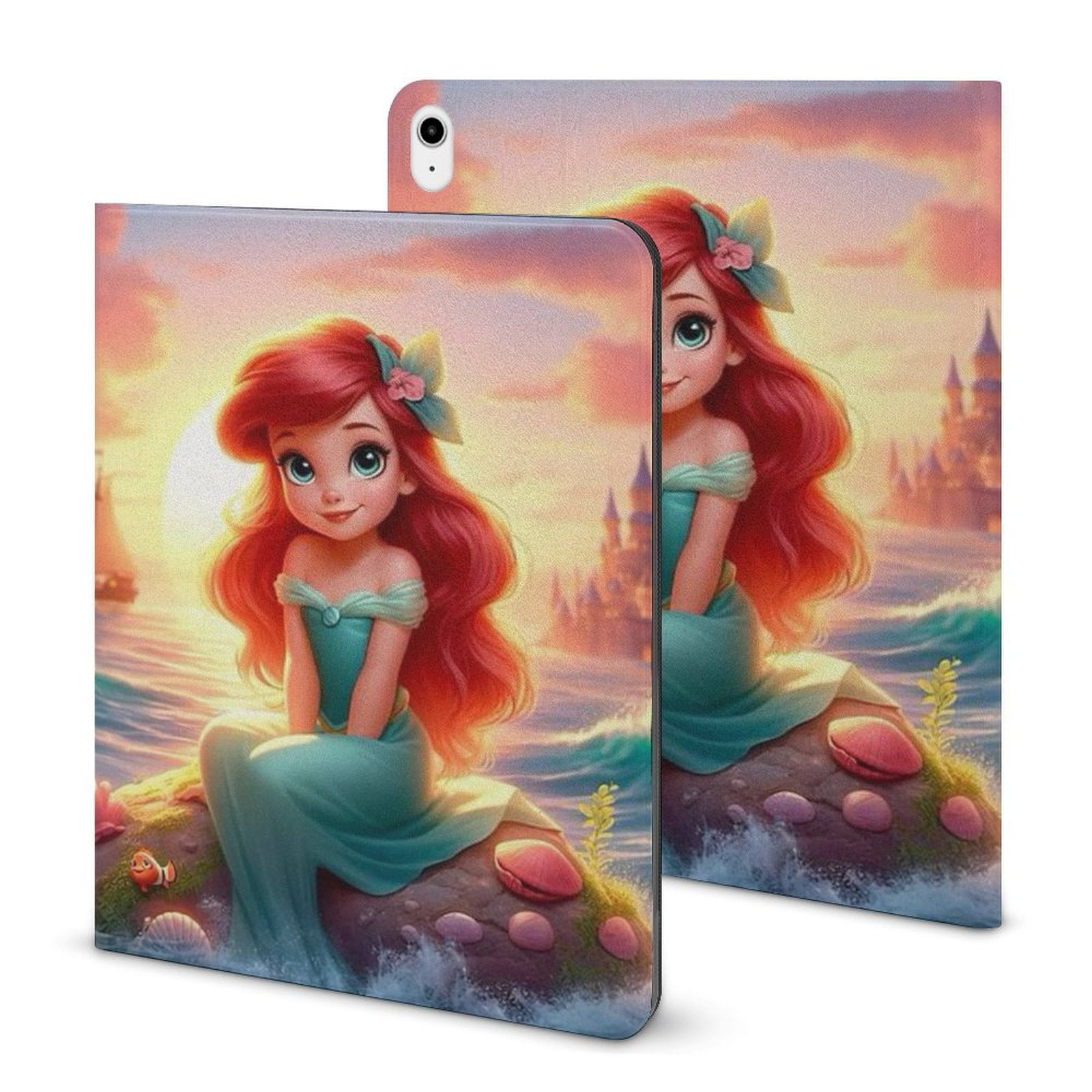 For IPAD 2020 AIR 4 （10.9in） Generation Case Cute Cartoon Ariel The ...