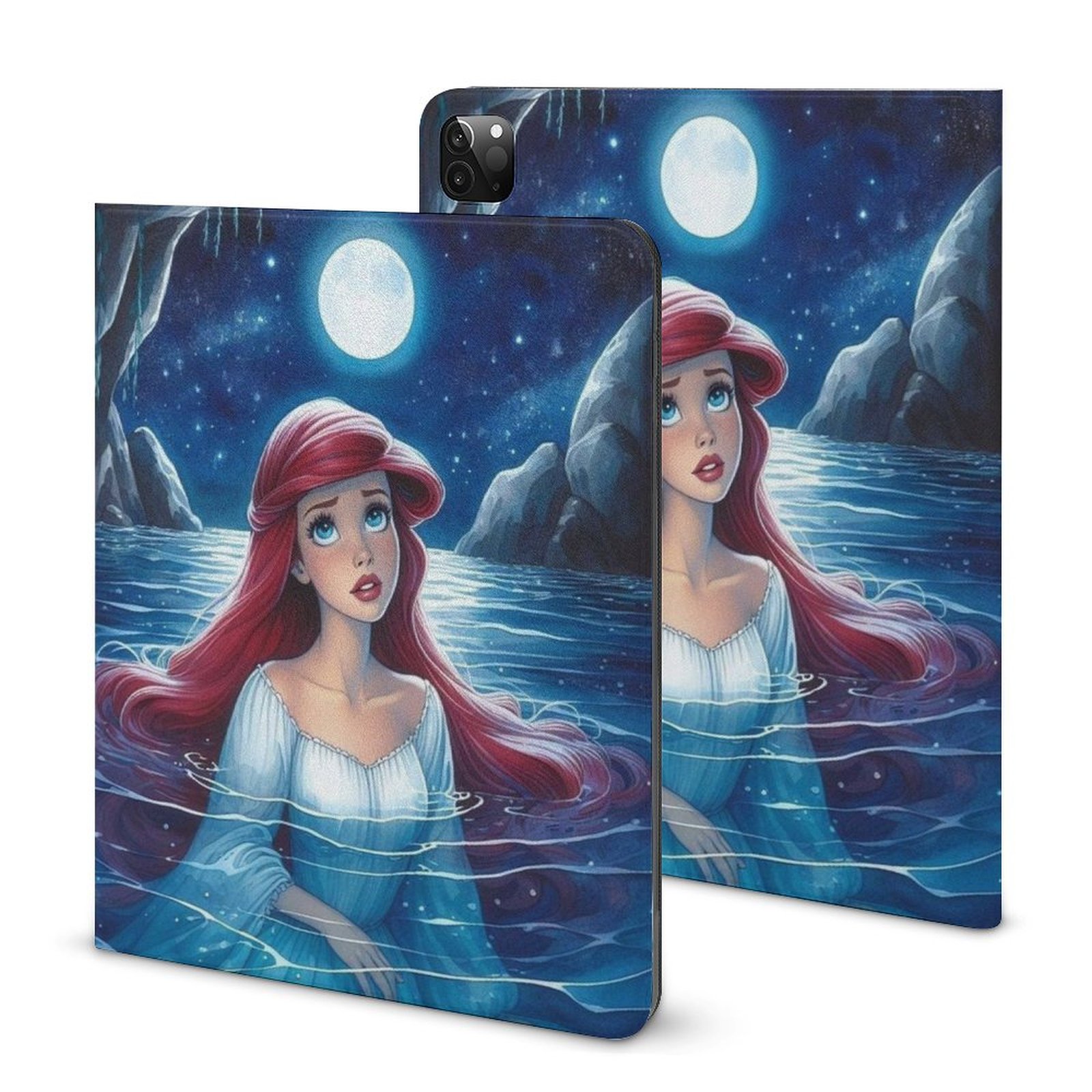 For IPAD Pro 2021 （11in） Generation Case Cute Cartoon Ariel The Little ...