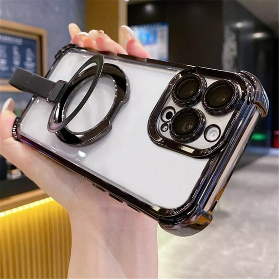 For IPhone 14 Pro Case Compatible With MagSafe, Transparent Crystal ...