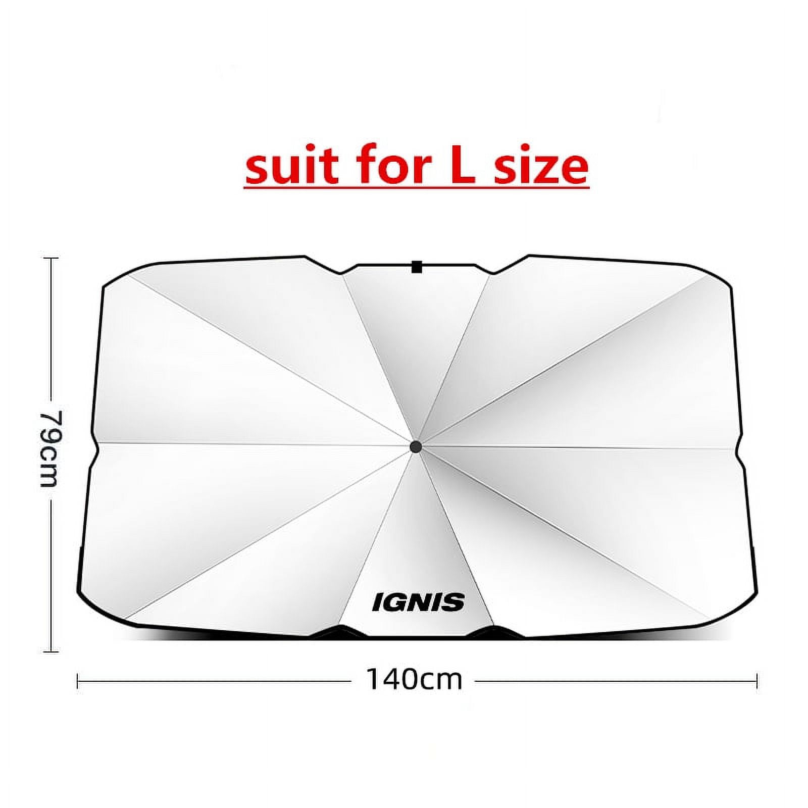For Ignis-Car Windshield Sun Shade Blocks, UV Ray Reflector Umbrella ...