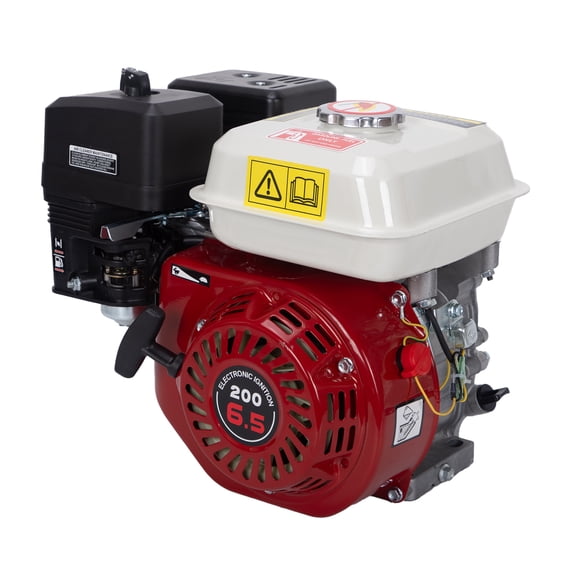 US 6.5HP Electric Start Horizontal Engine 4-Stroke 16CC Go Kart Gas ...