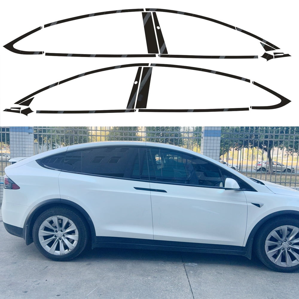 For Infiniti Tesla Model X 2016-2020 SUV Window Chrome Delete Blackout ...