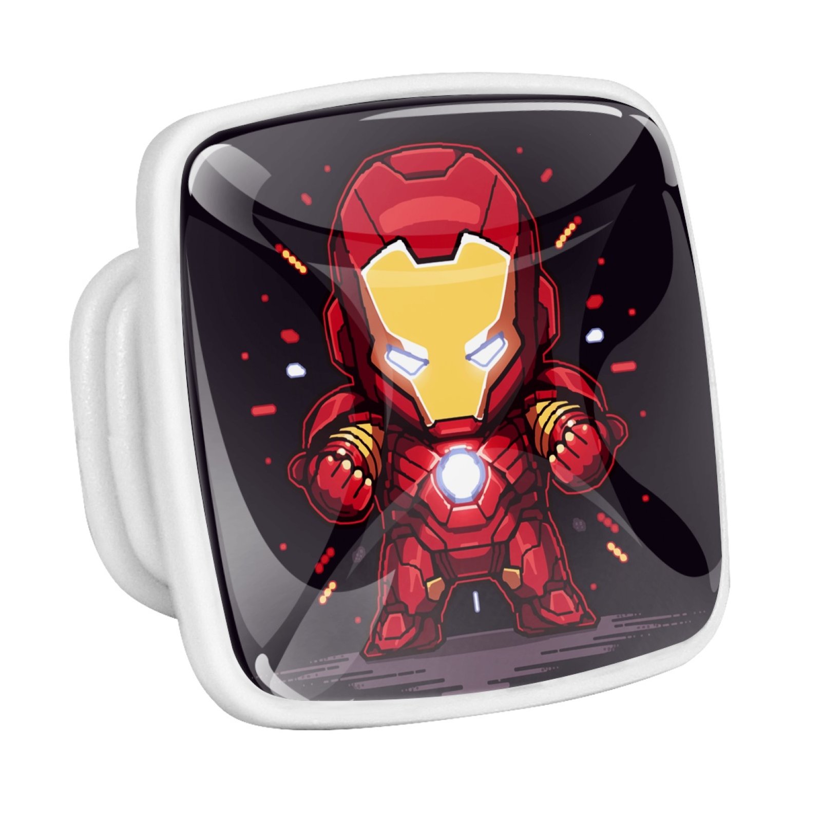 For Iron Man Glow-in-the-Dark Square Fluorescent Drawer Pulls 4-Pack ...