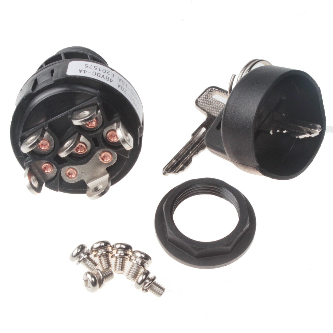 For JLG Ignition Switch 4360469 12VDC-20A 24VDC-10A 48VDC-4A E201575 ...