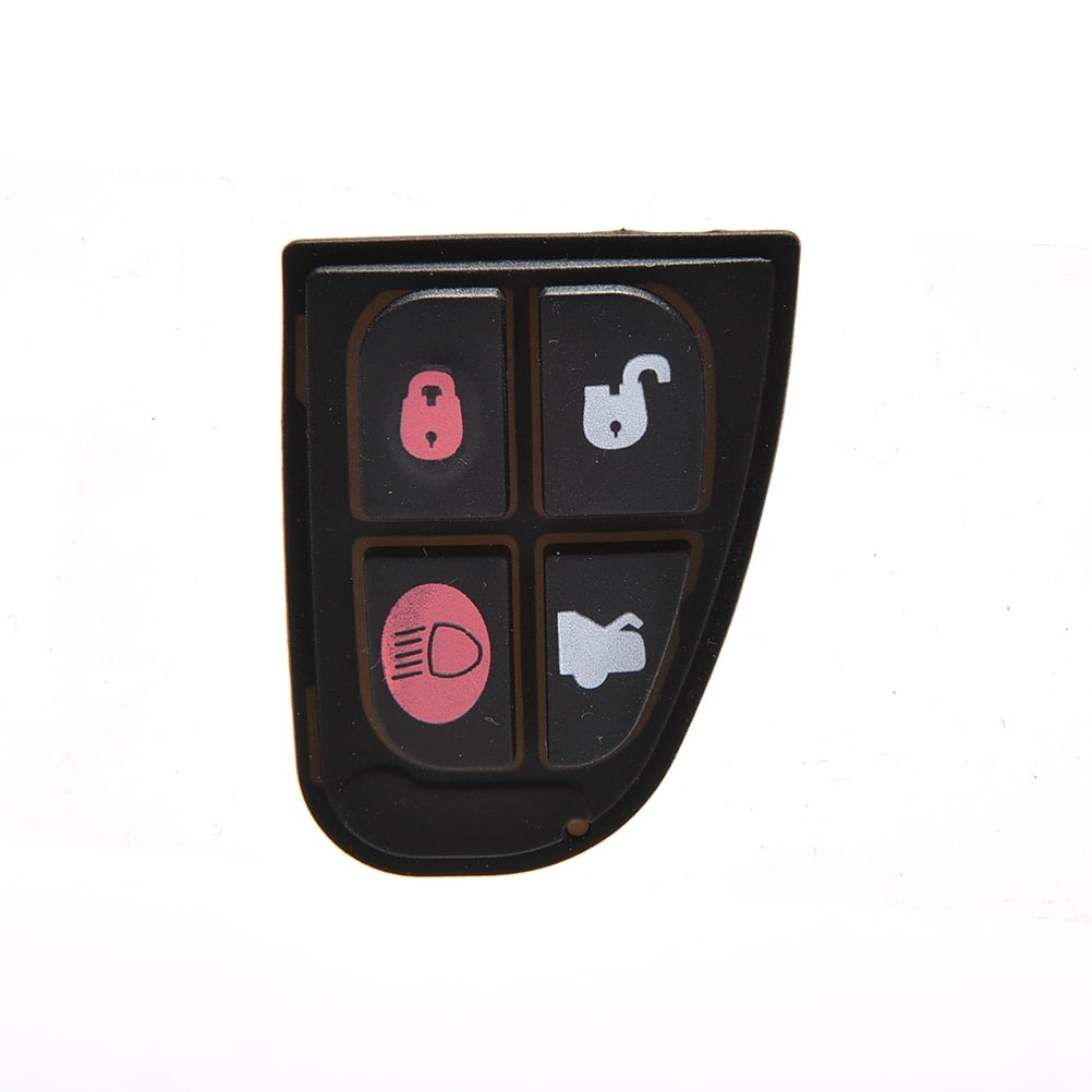 For Jaguar X S XJ XK TYPE Remote Key FOB 4 Button Rubber Pad ...