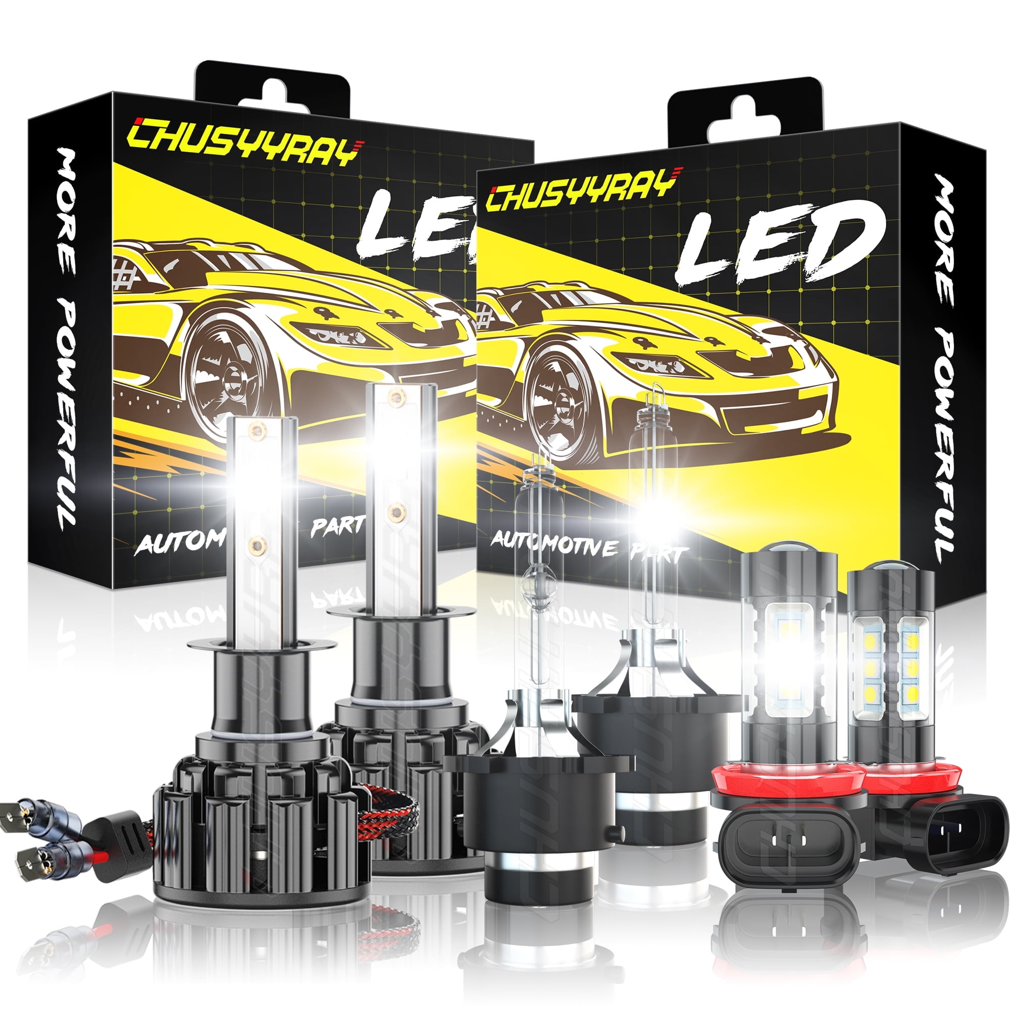 For Jaguar X-Type 2004 2005 2006 2007 2008 LED HID Headlight Hi-Lo Beam ...
