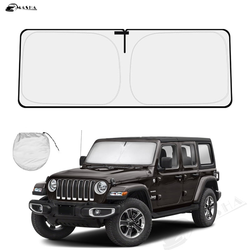 For Jeep-Car Windshield Shade for Jeep Wrangler JL 2/4 Door 4XE ...
