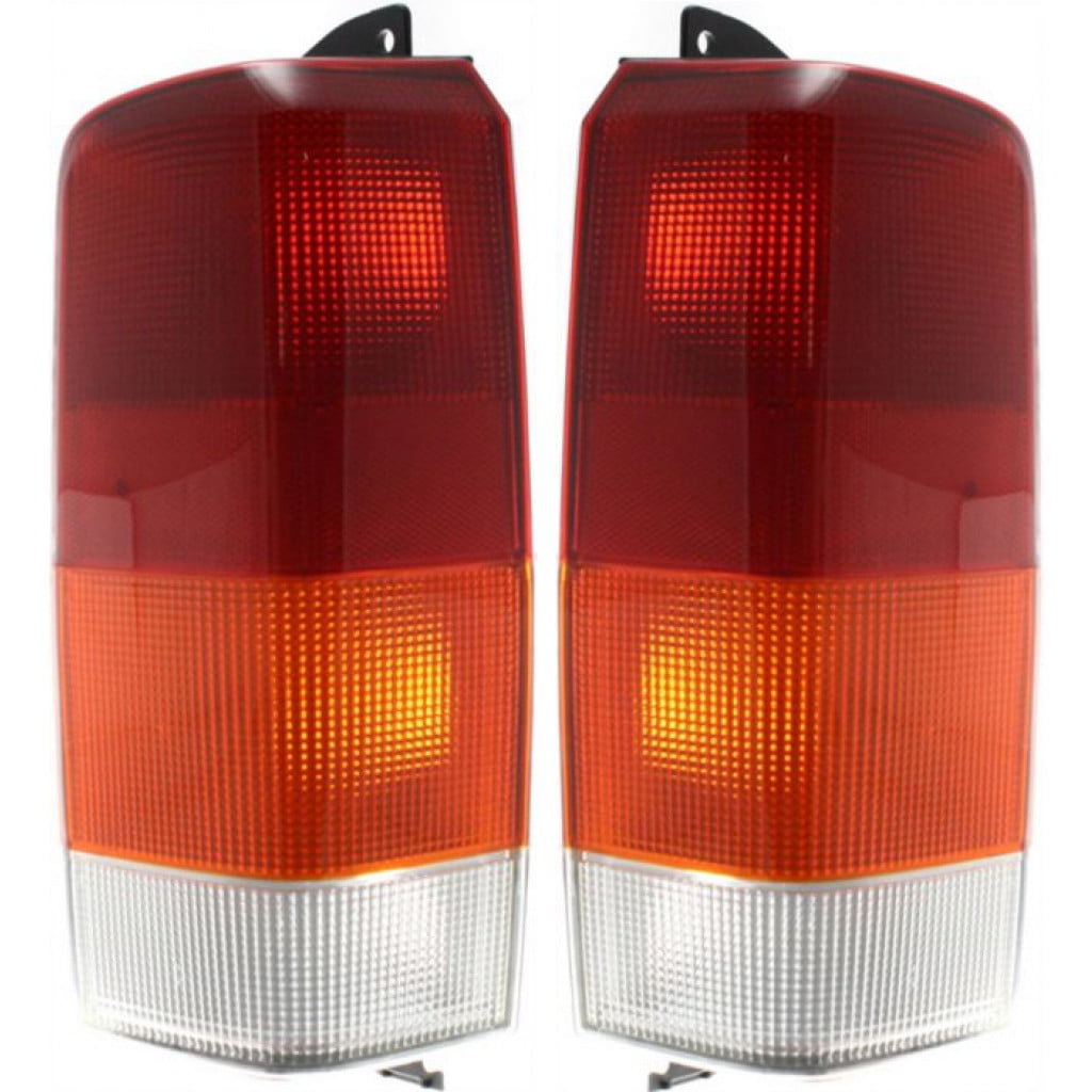 For Jeep Cherokee Tail Light Assembly Unit 1997-2001 Pair Driver and ...