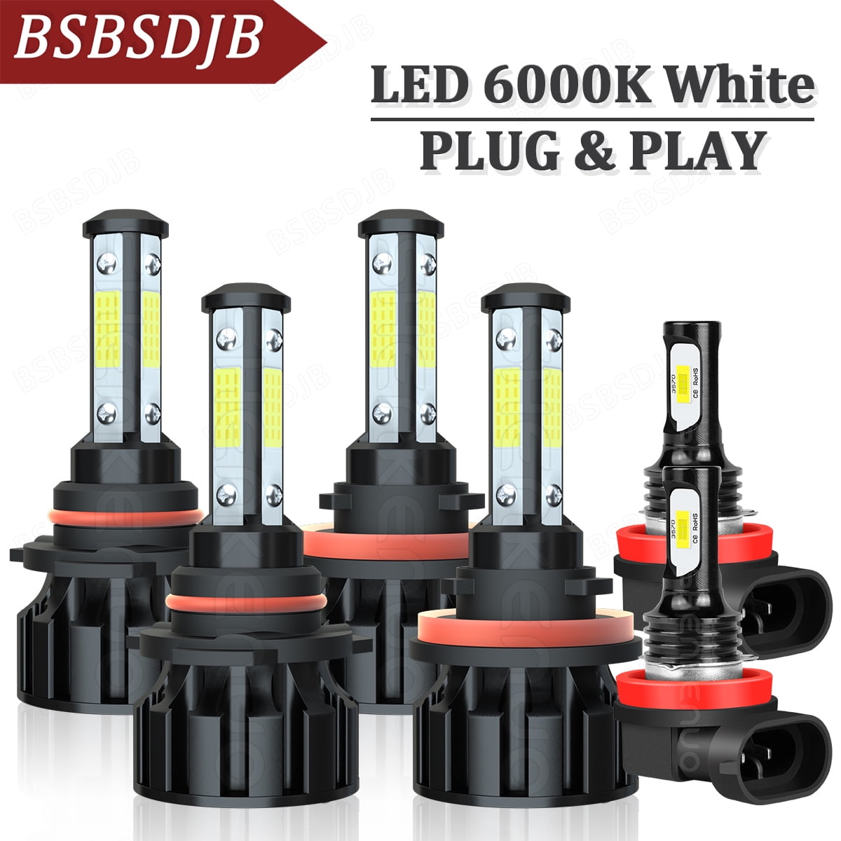 For Jeep Compass 2016 2017 2018 2019 2020 LED Headlight + Fog Light ...