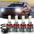 For Jeep Grand Cherokee 2019 2020 2021 LED Headlight H9 High Beam H11 ...