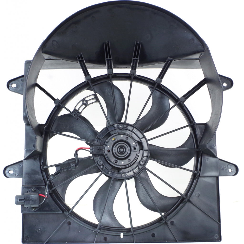 For Jeep Grand Cherokee Radiator and A/C Condenser Fan Assembly 2009 ...