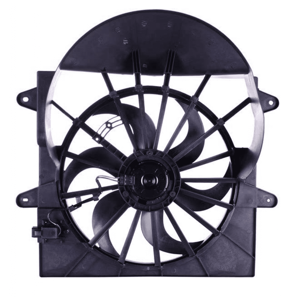 For Jeep Liberty Radiator Fan Assembly 2008 2009 2010 2011 w/ Module ...