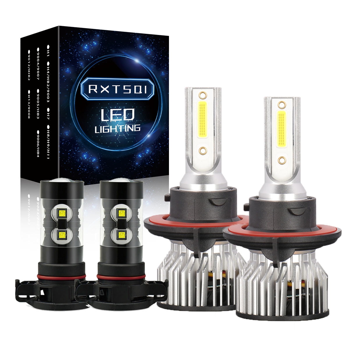 For Jeep Patriot 2010-2017 4x LED Headlight High/Low Beam + Fog Light ...
