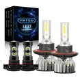 For Jeep Patriot 2010-2017 4x LED Headlight High/Low Beam + Fog Light ...
