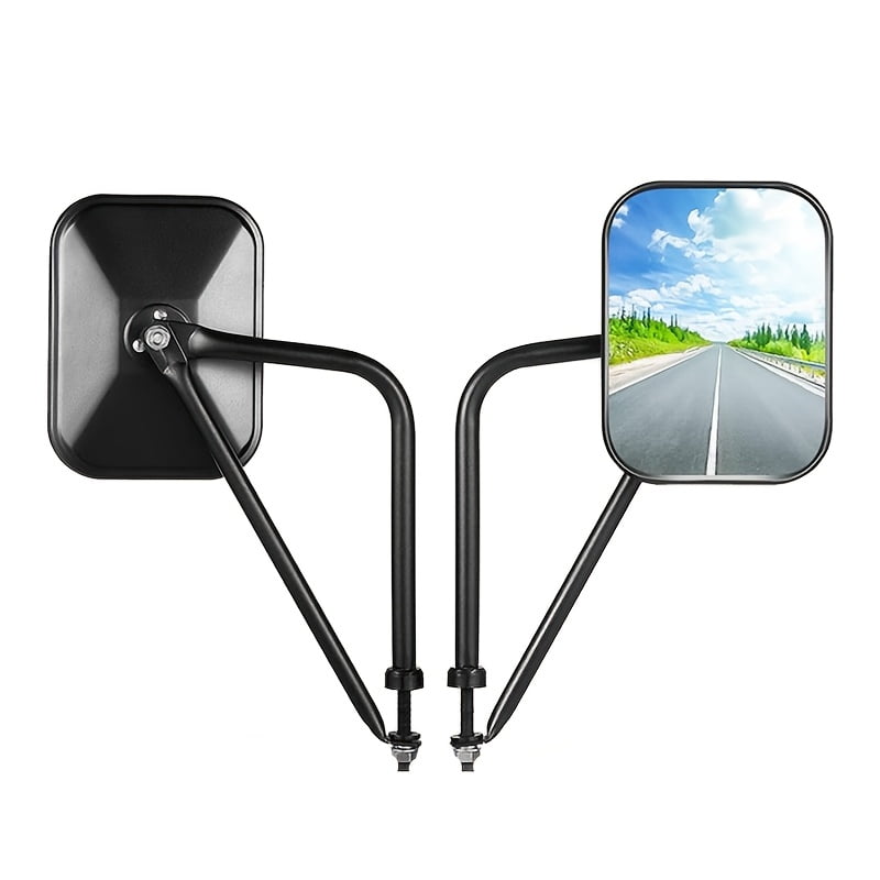 For Jeep Wrangler JK CJ YJ TJ JL Door Off Quick Release Side Hinge View Mirrors - Walmart.com