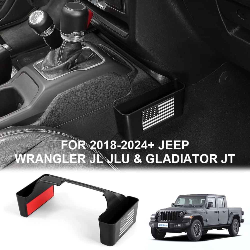 For Jeep Wrangler JL JLU 2018-2024 Car Gear Shift Storage Boxes ...