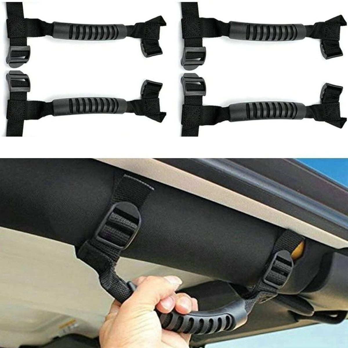 For Jeep Wrangler YJ TJ JK 1987-2023 Accessories 4X Grab Handles Grip ...