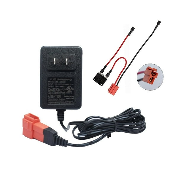 For KIDs Ride On Car Battery Charger 6V 12V with 2 Pin Square Connector ...