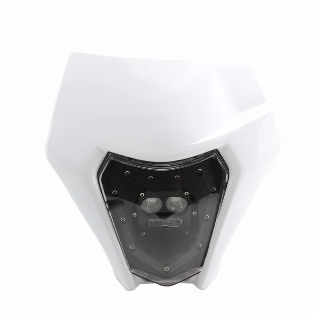 For KTM LED Headlight Plate Motorcycle Headlamp Head Light Supermoto ...