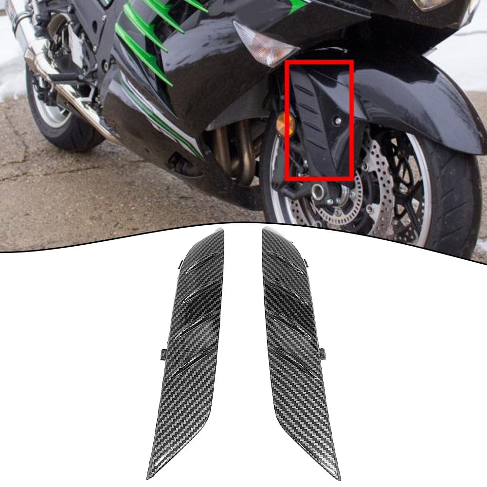 For Kawasaki ZX-14R 2006-2020 Carbon Fiber Front Side Fender Mud Hugger ...