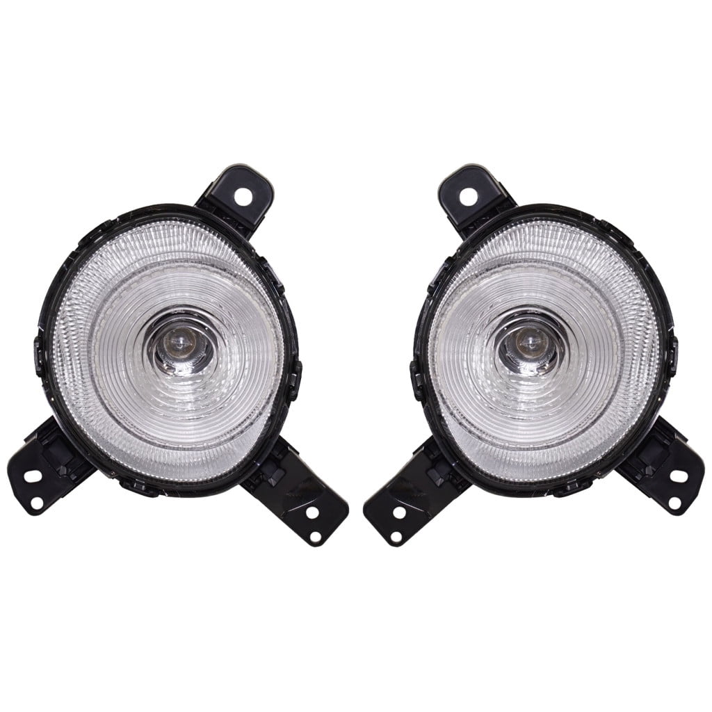 For Kia Forte 2019 2020 2021 Daytime Running Light Assembly Driver and Passenger Side Pair CAPA Certified For KI2562102C KI2563102C