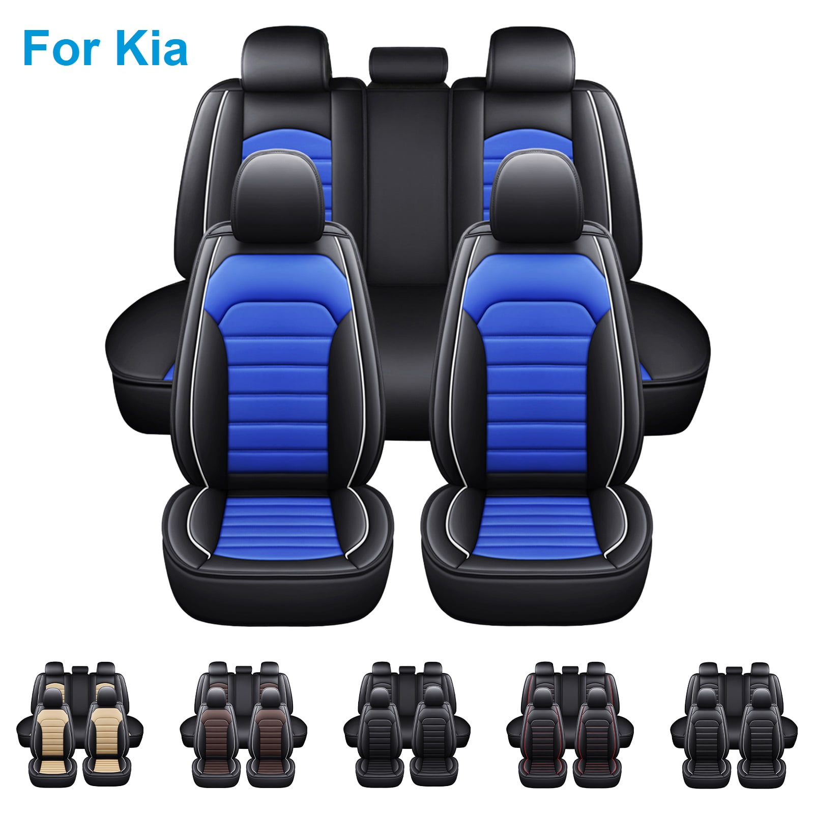 For Kia Niro Car Seat Covers, Premium Auto Cushion Pad Protector, Front ...
