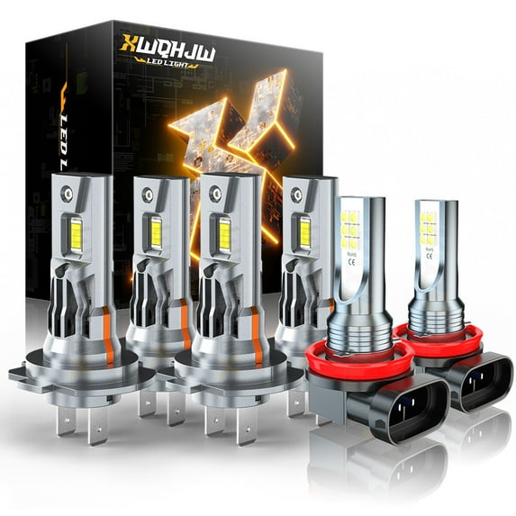 For Kia Soul 2014-2019 6x LED Headlight High Low Beam + Fog Light Bulbs ...