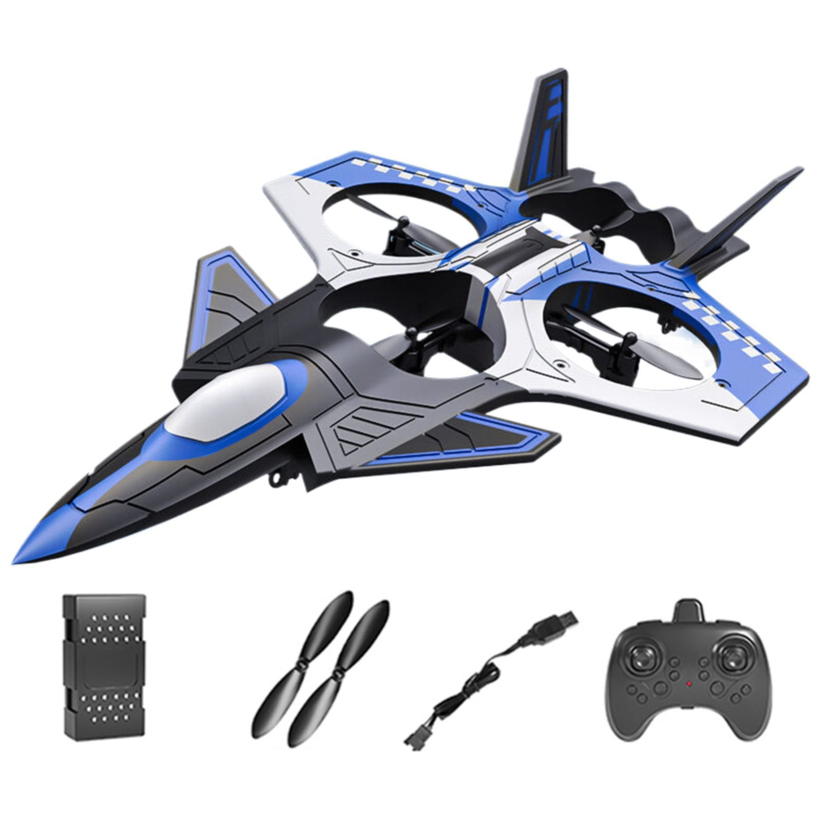 For Kids Foam RC Plane One Click Take Off/Landing 360° Circling In The ...